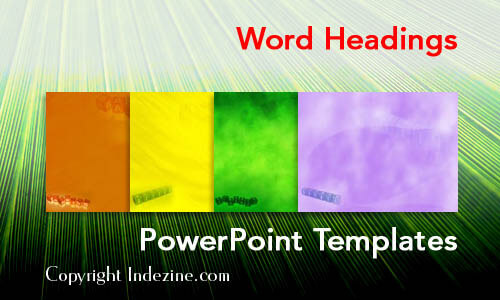Word Headings PowerPoint Templates