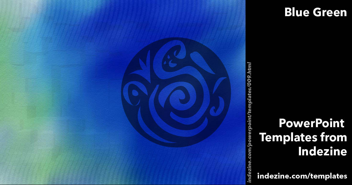 Blue Green PowerPoint Template