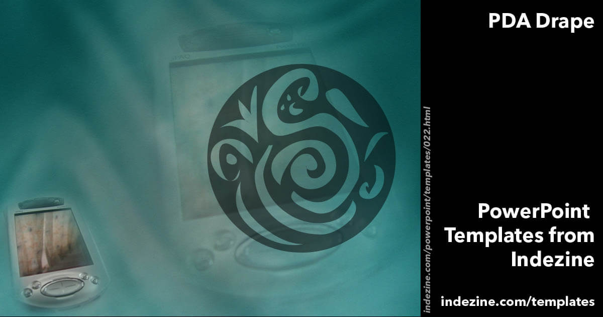 PDA Drape PowerPoint Template