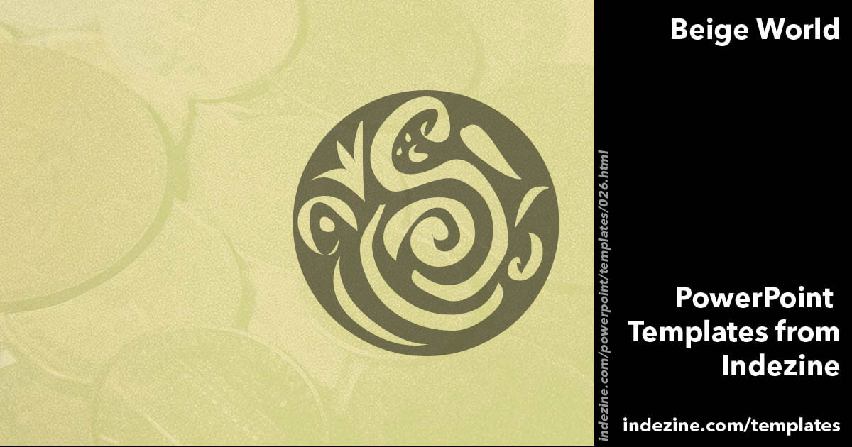 Beige World PowerPoint Template
