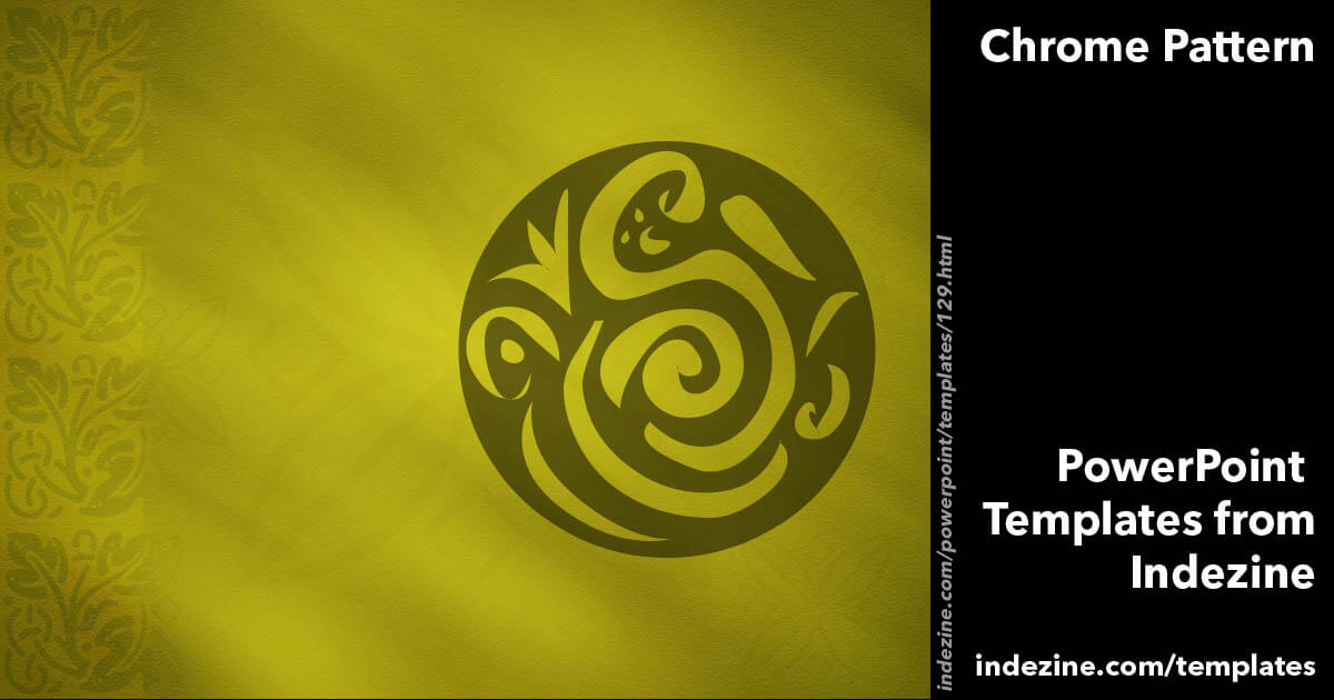 Chrome Pattern PowerPoint Template