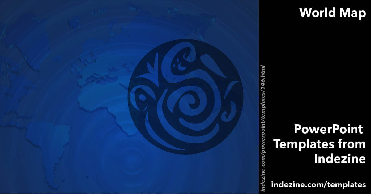 World Map 01 PowerPoint Template