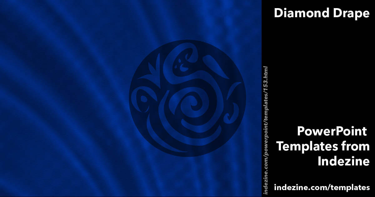 Diamond Drape PowerPoint Template