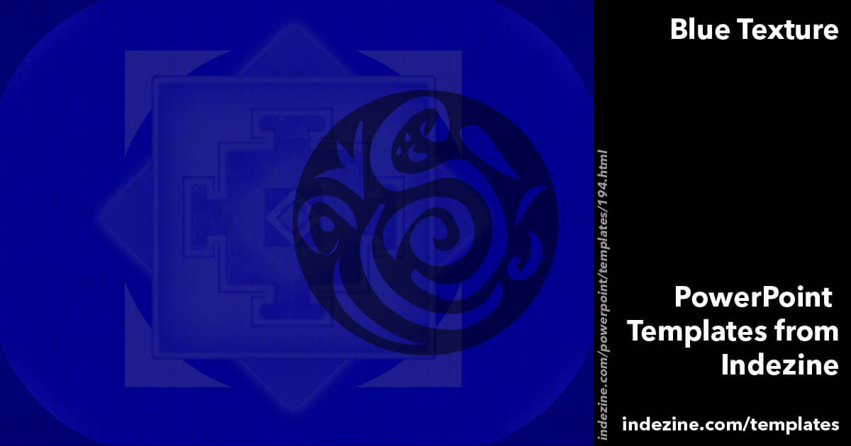 Blue Texture PowerPoint Template