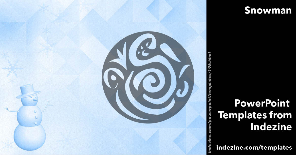 Snowman 01 PowerPoint Template