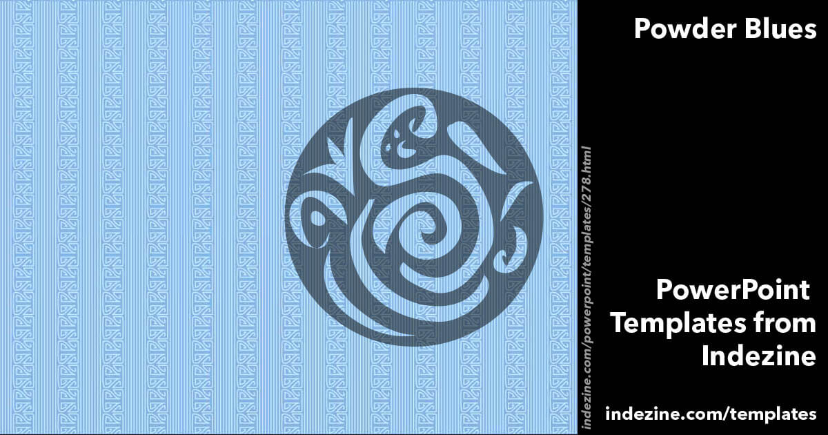 Powder Blues PowerPoint Template