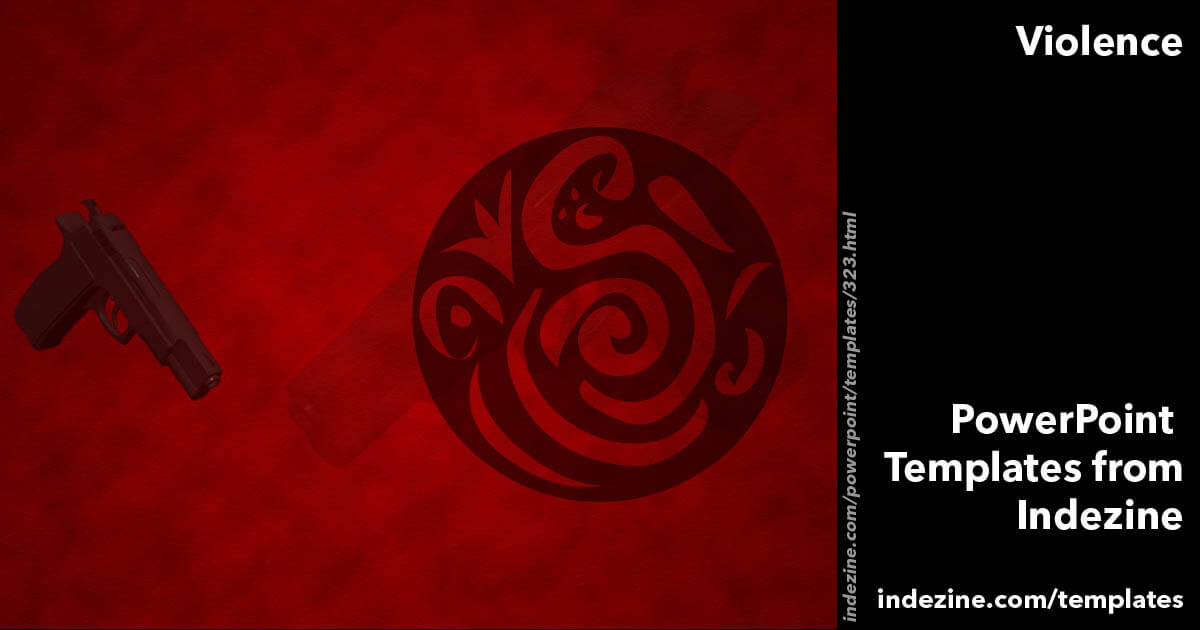 Violence 01 PowerPoint Template