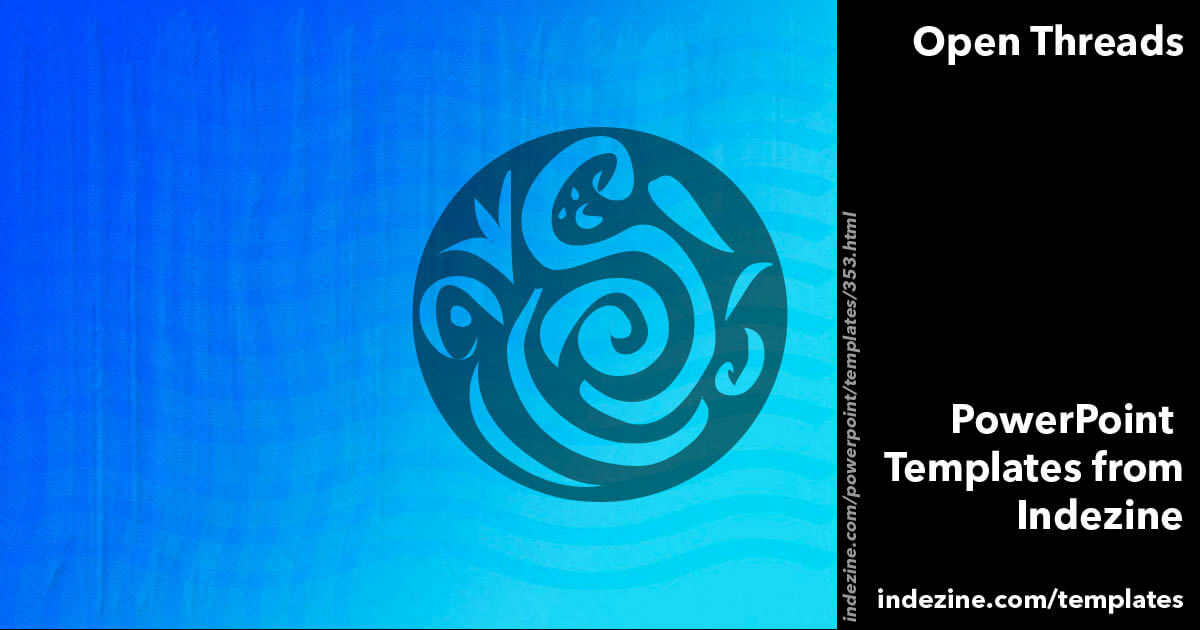 Open Threads PowerPoint Template