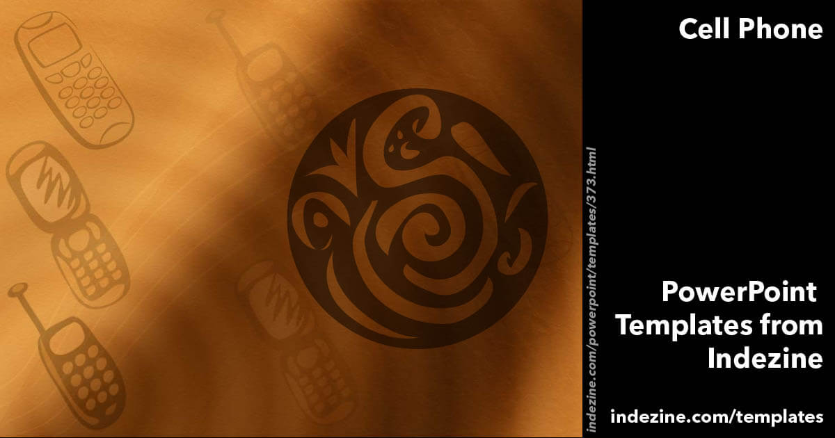 Cell Phone 05 PowerPoint Template