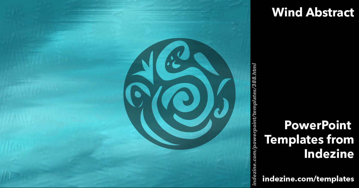 Wind Abstract PowerPoint Template