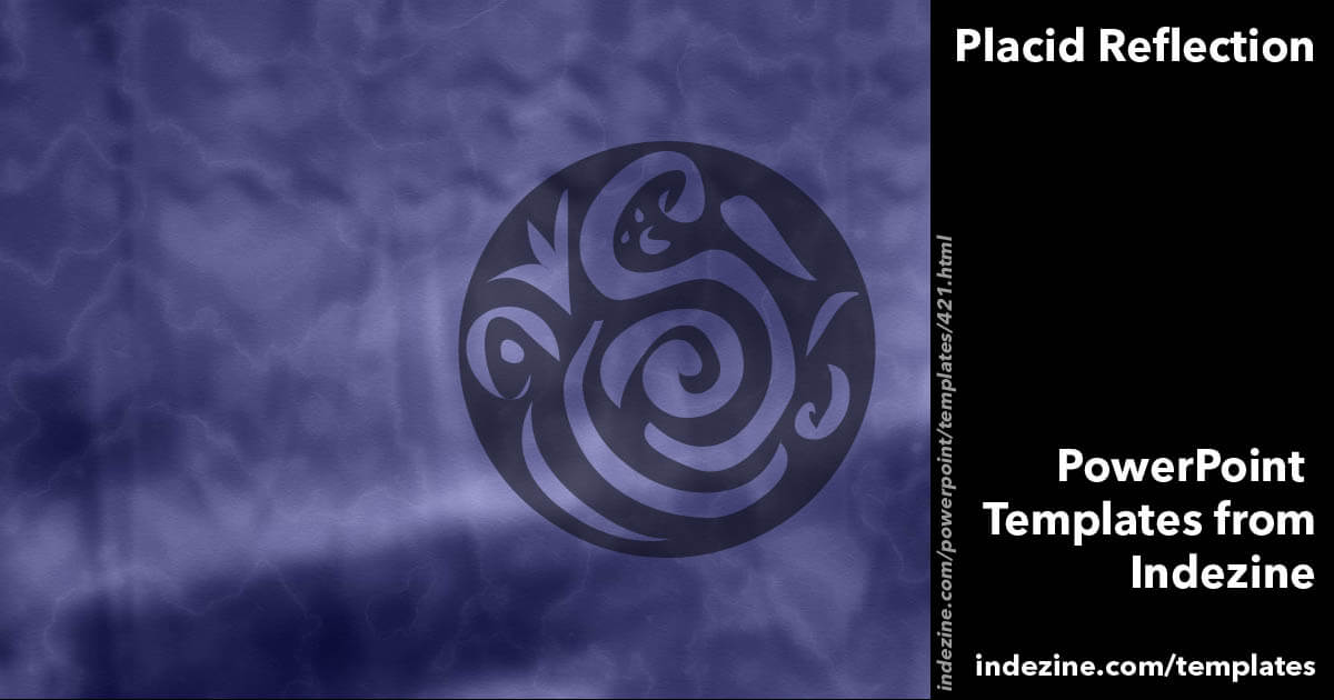 Placid Reflection PowerPoint Template