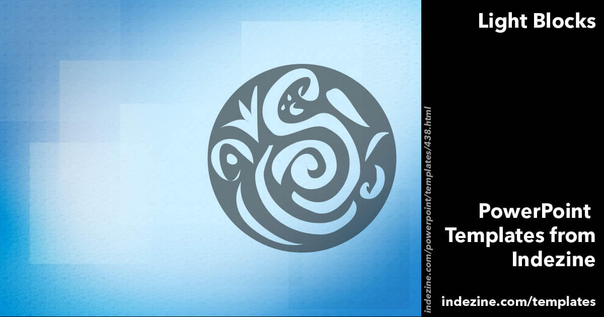 Light Blocks PowerPoint Template