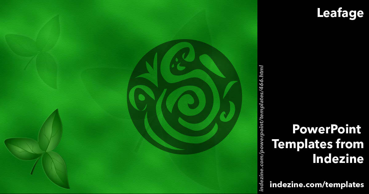 Leafage 01 PowerPoint Template