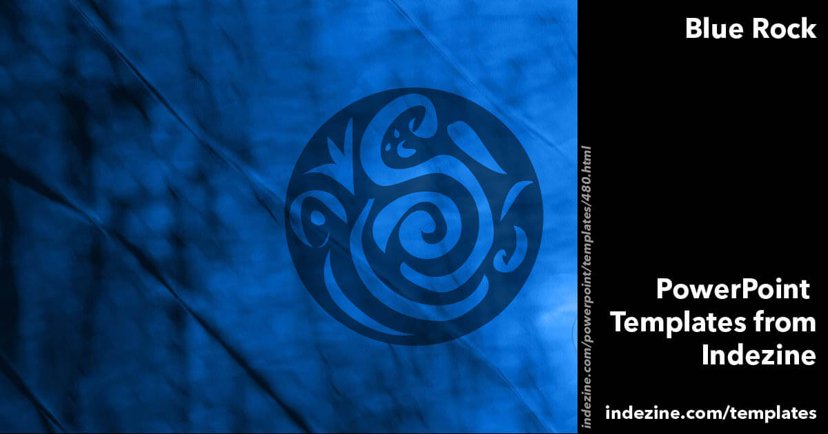 Blue Rock PowerPoint Template