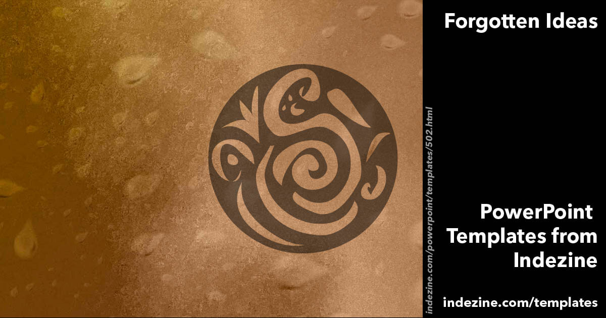 Forgotten Ideas PowerPoint Template