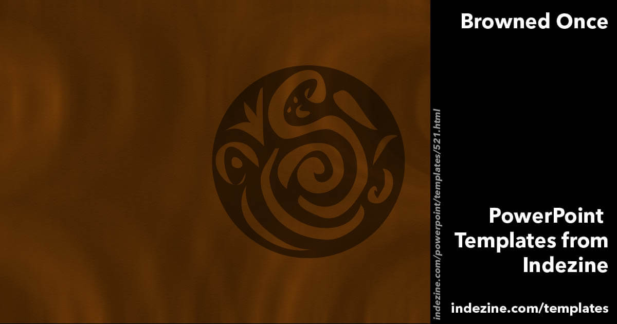 Browned Once PowerPoint Template