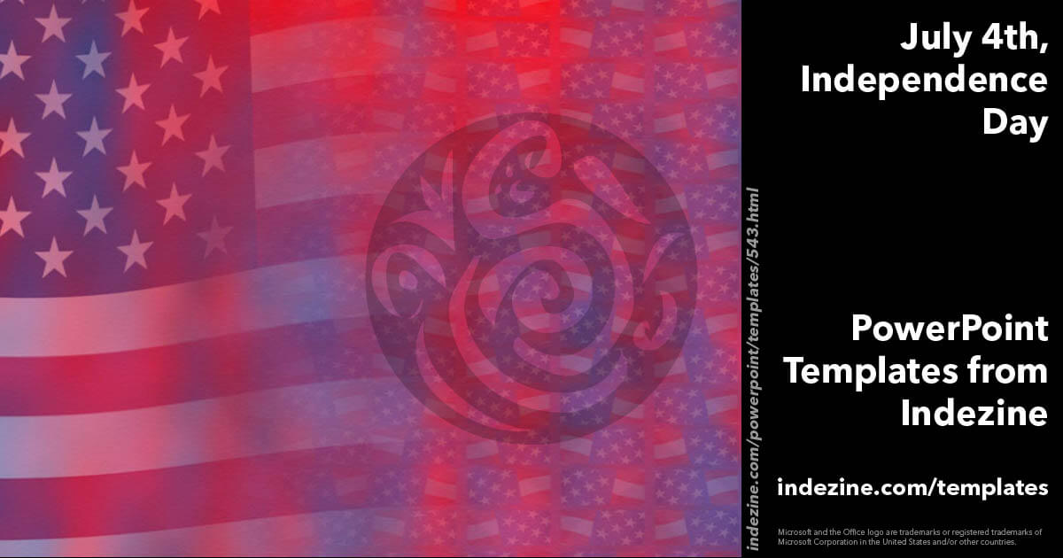 July 4th, Independence Day 01 PowerPoint Template