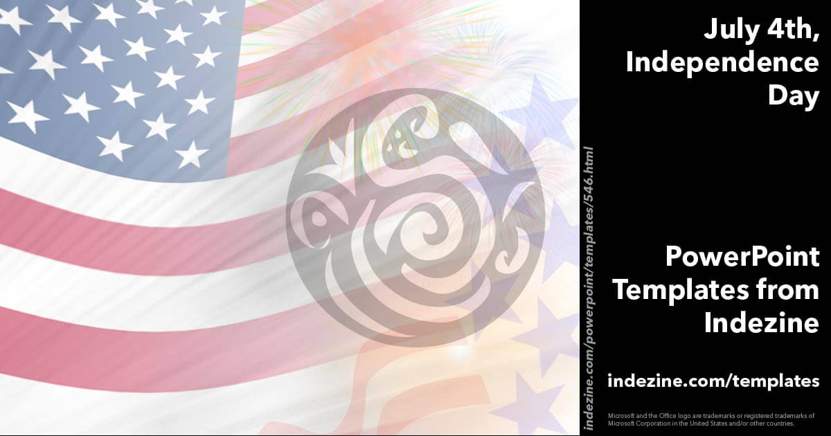 July 4th, Independence Day 04 PowerPoint Template