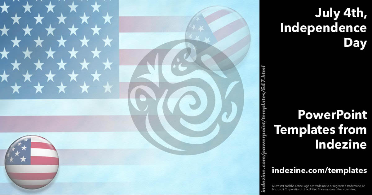 July 4th, Independence Day 05 PowerPoint Template