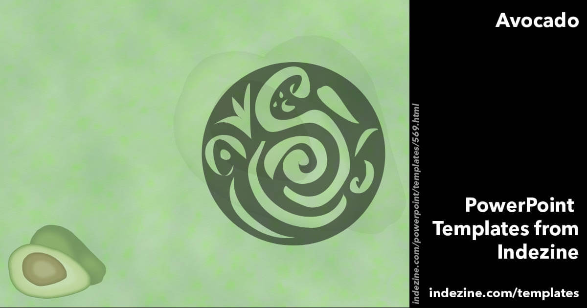 Avocado 01 PowerPoint Template