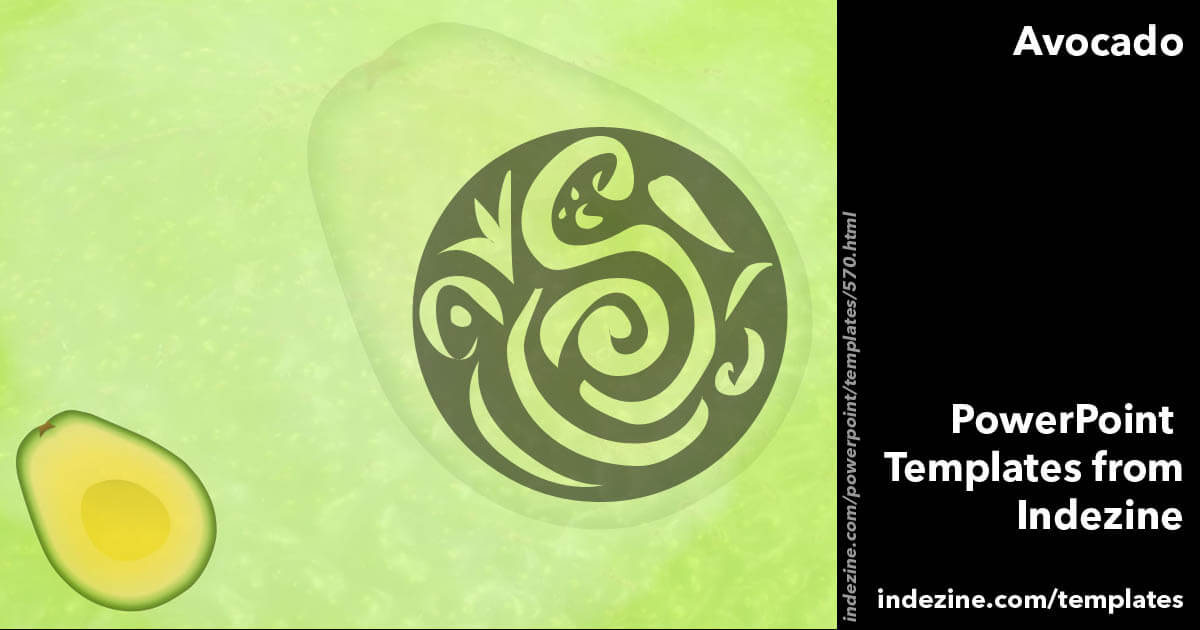 Avocado 02 PowerPoint Template