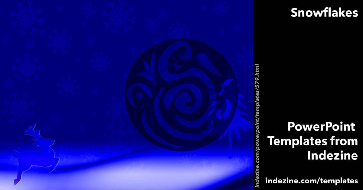 Snowflakes 01 PowerPoint Template