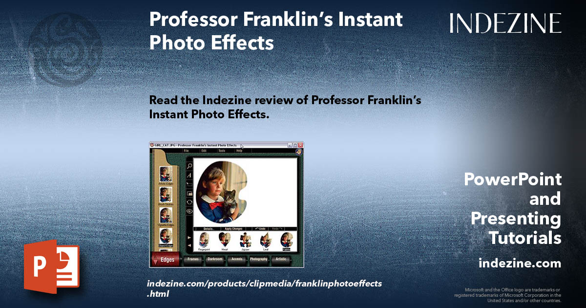 Professor Franklin's Instant Photo Effects