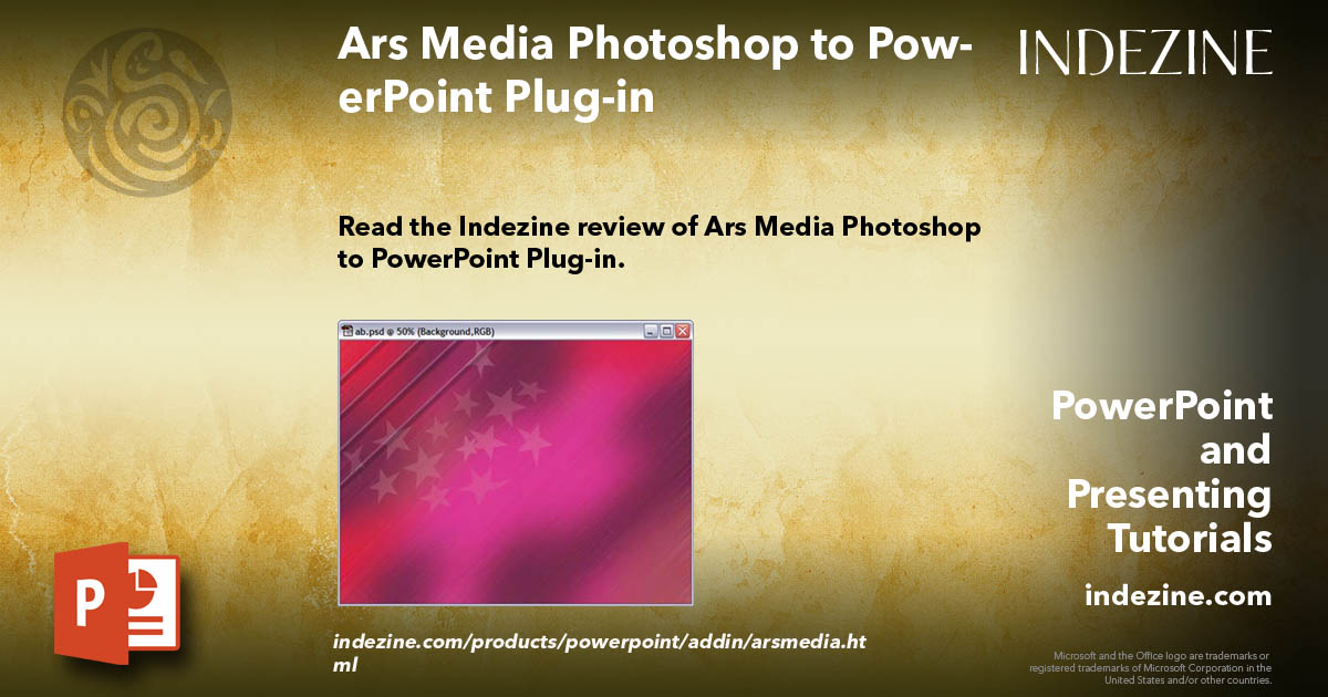 Ars Media Photoshop to PowerPoint Plug-in