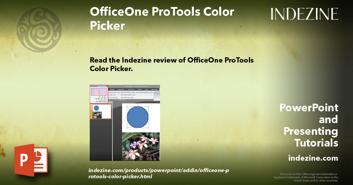 OfficeOne ProTools Color Picker