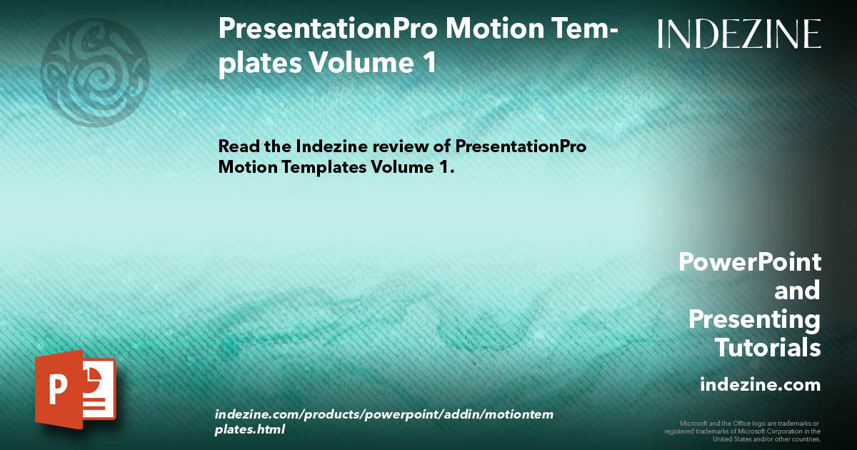 PresentationPro Motion Templates Volume 1