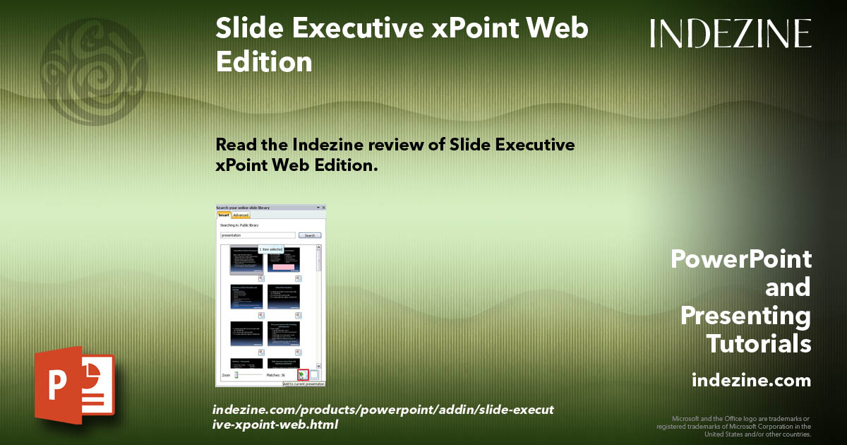 Slide Executive xPoint Web Edition