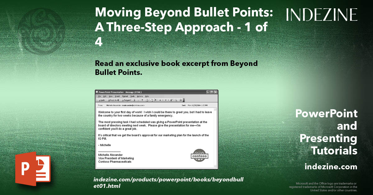 Moving Beyond Bullet Points: A Three-Step Approach - 1 of 4