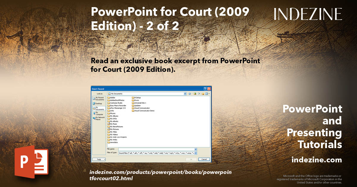 PowerPoint for Court (2009 Edition) - 2 of 2