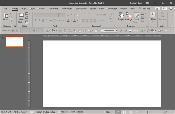 Put Your Image in a Star in PowerPoint