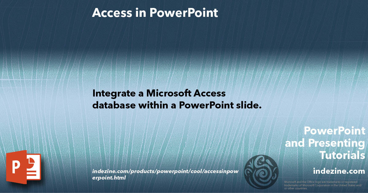 Access in PowerPoint