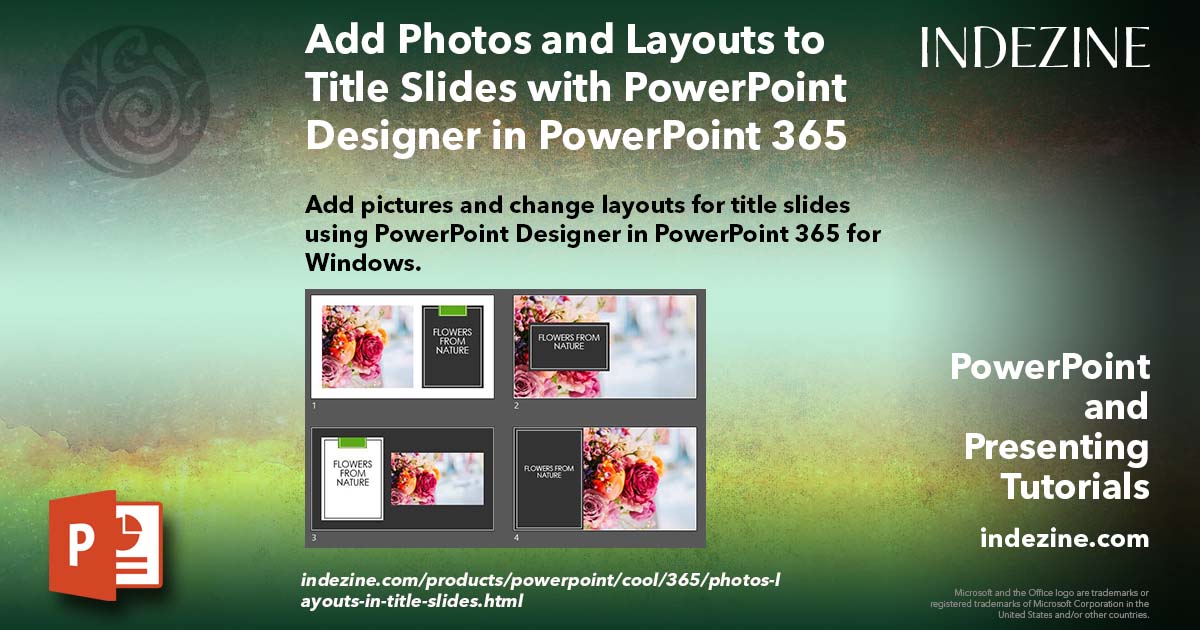 Add Photos and Layouts to Title Slides with PowerPoint Designer in ...