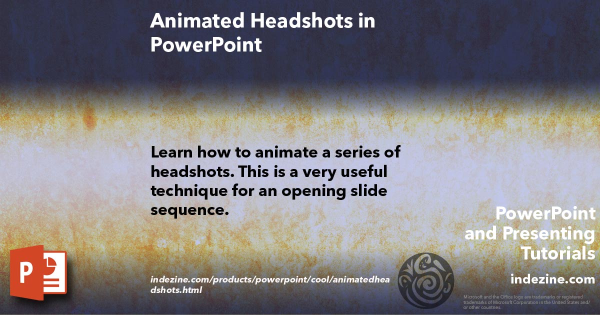 Animated Headshots in PowerPoint