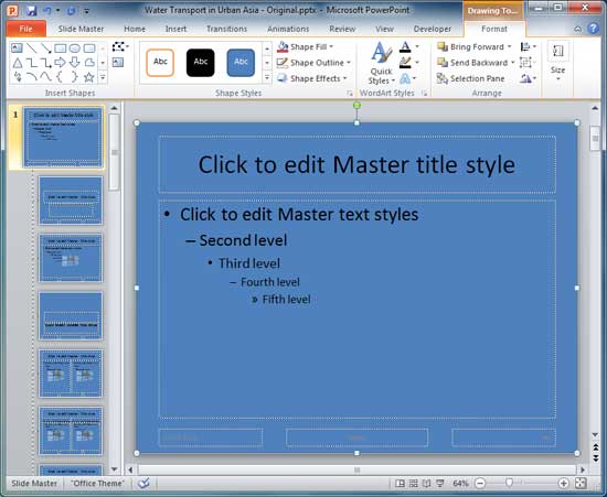 Handmade Slides: Transparent Texture Backgrounds in PowerPoint 2010 ...