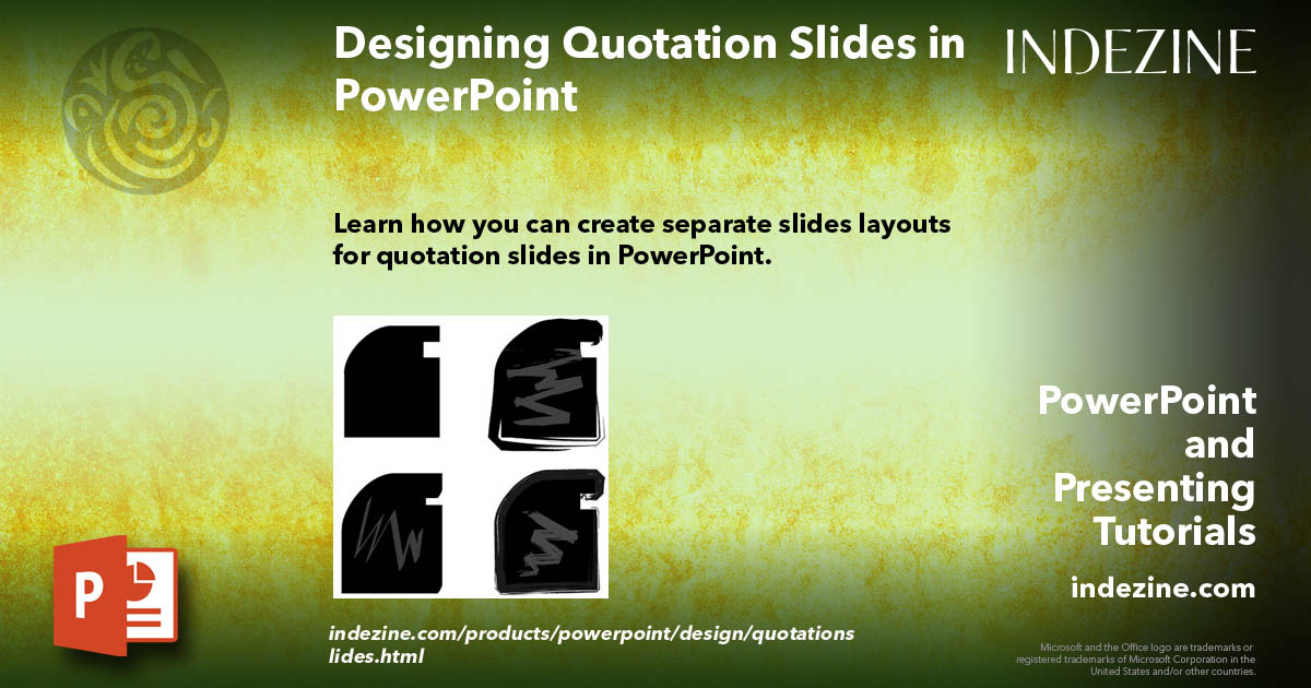 Designing Quotation Slides in PowerPoint