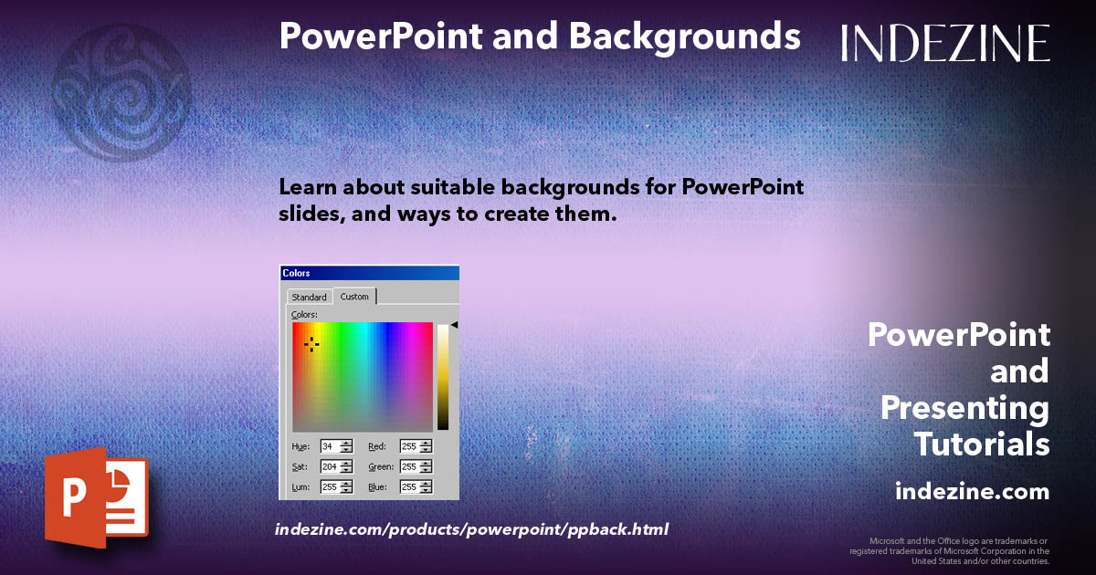 PowerPoint and Backgrounds