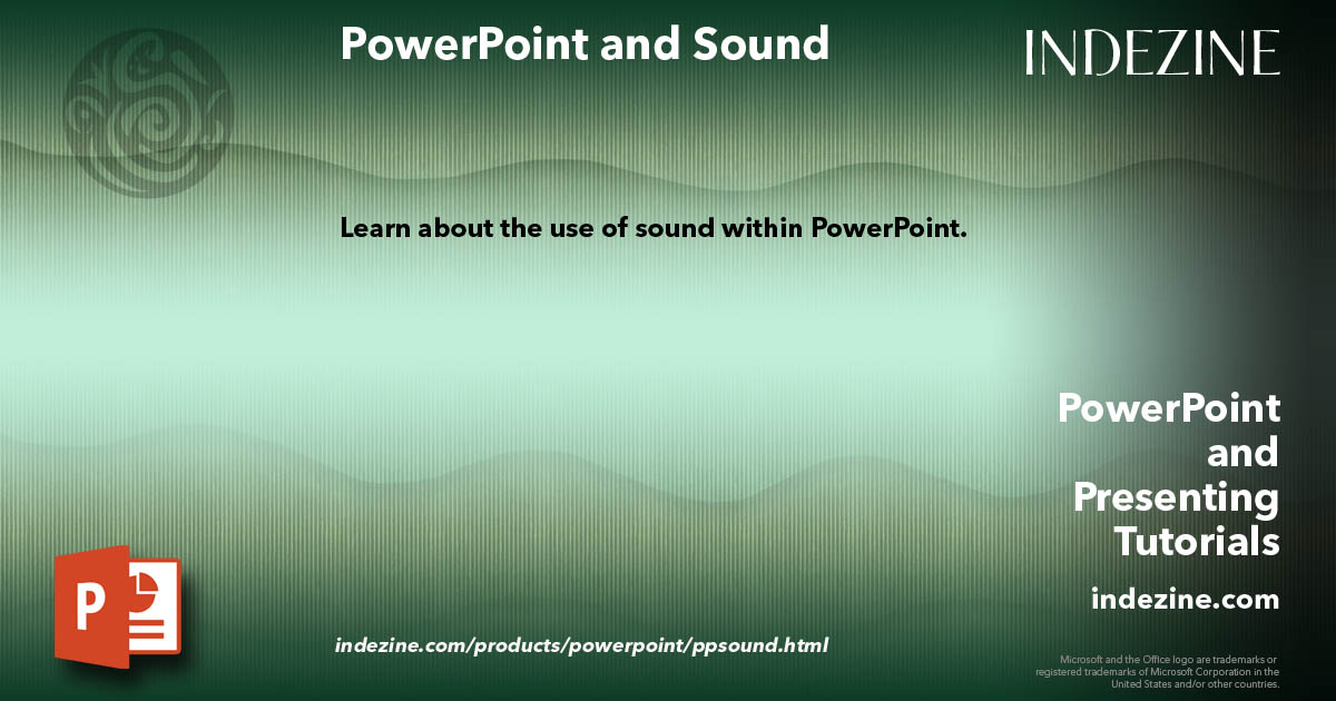 PowerPoint and Sound