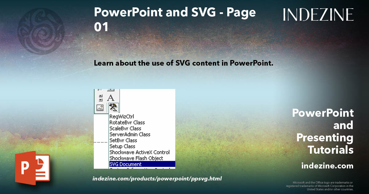 PowerPoint and SVG - Page 01