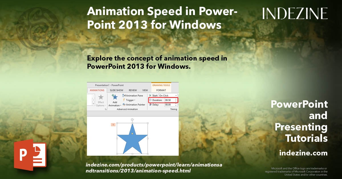 Animation Speed in PowerPoint 2013 for Windows