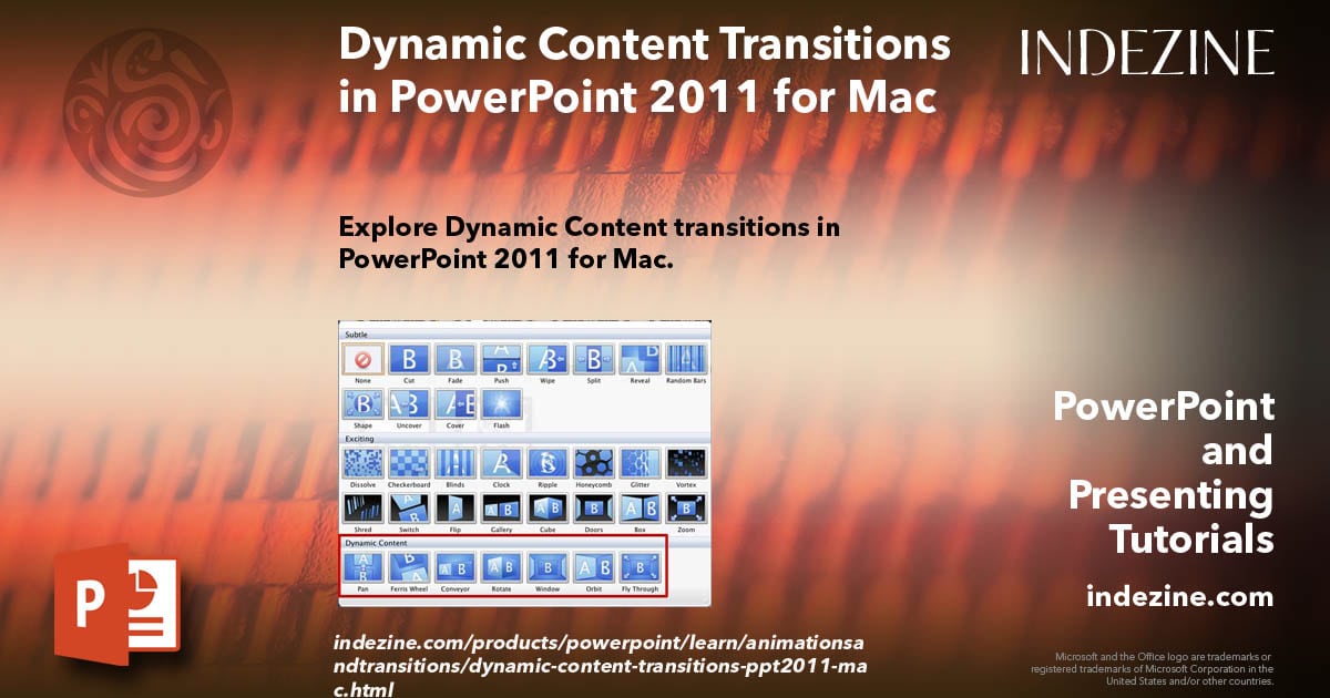 Dynamic Content Transitions in PowerPoint 2011 for Mac