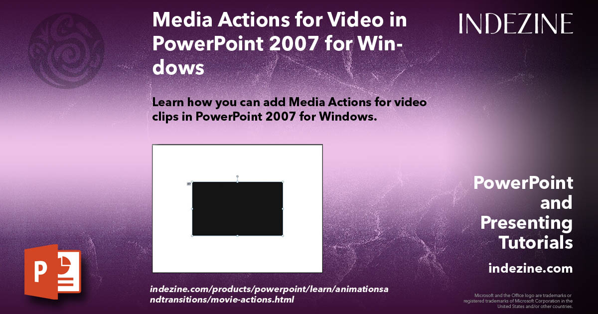 Media Actions for Video in PowerPoint 2007 for Windows