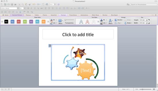 Changing Fill, Line, and Effects for Shapes within SmartArt in PowerPoint 2011 for Mac ...