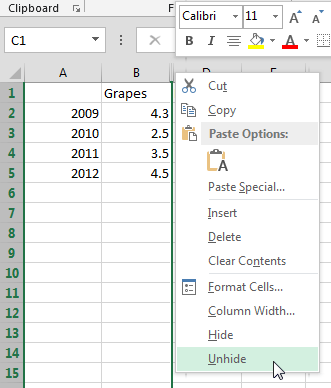Hiding Chart Series and Categories in PowerPoint 2013 for Windows