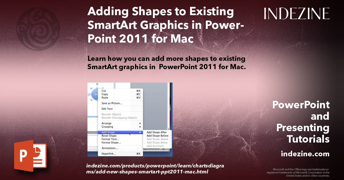 Adding Shapes to Existing SmartArt Graphics in PowerPoint 2011 for Mac