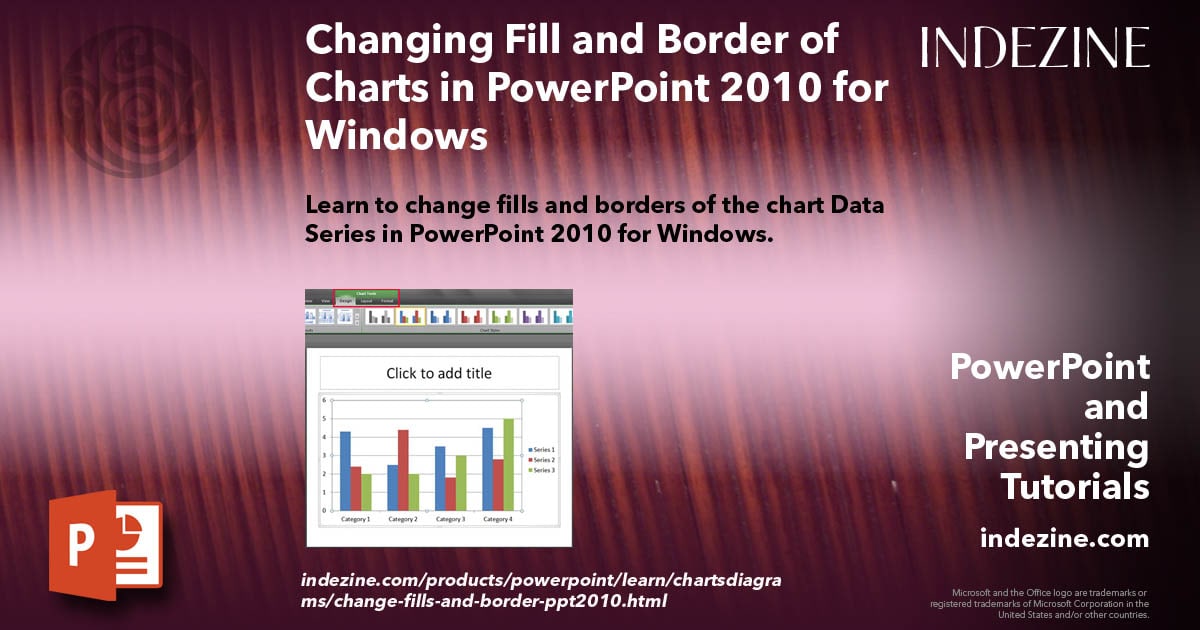 Changing Fill and Border of Charts in PowerPoint 2010 for Windows
