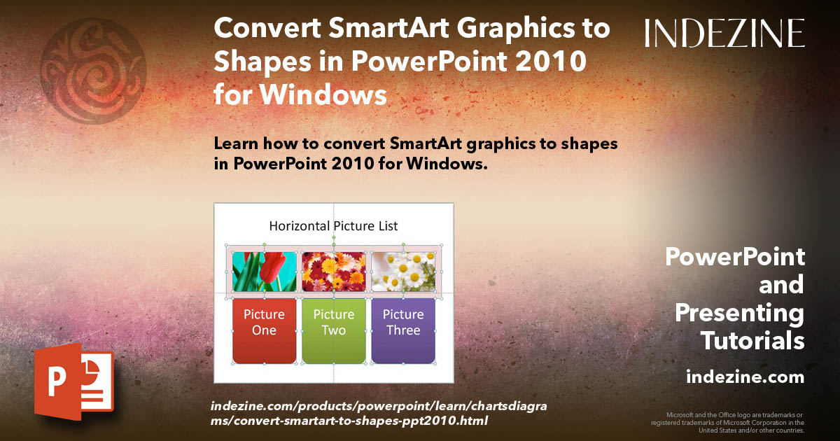 Convert SmartArt Graphics to Shapes in PowerPoint 2010 for Windows